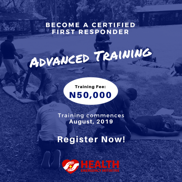 First Responder’s Training (Advanced) will commence next month – August ...